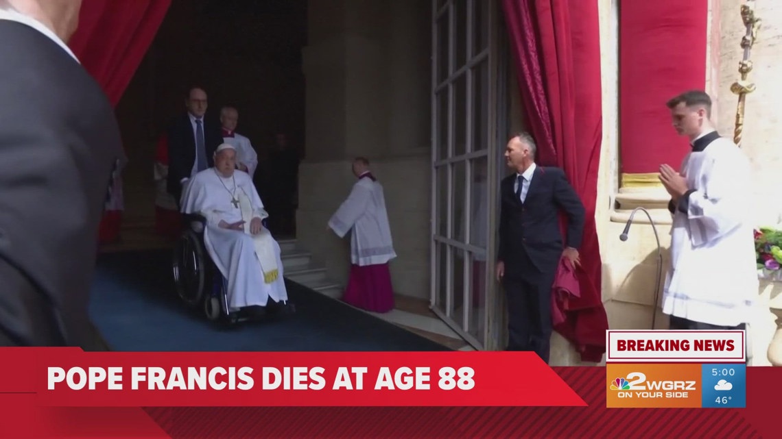 Pope Francis dies at 88 | wgrz.com