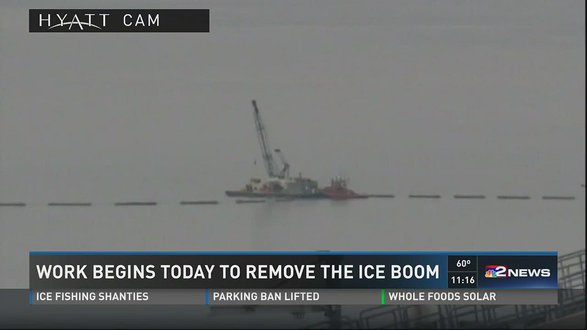 Ice boom removal underway | wgrz.com