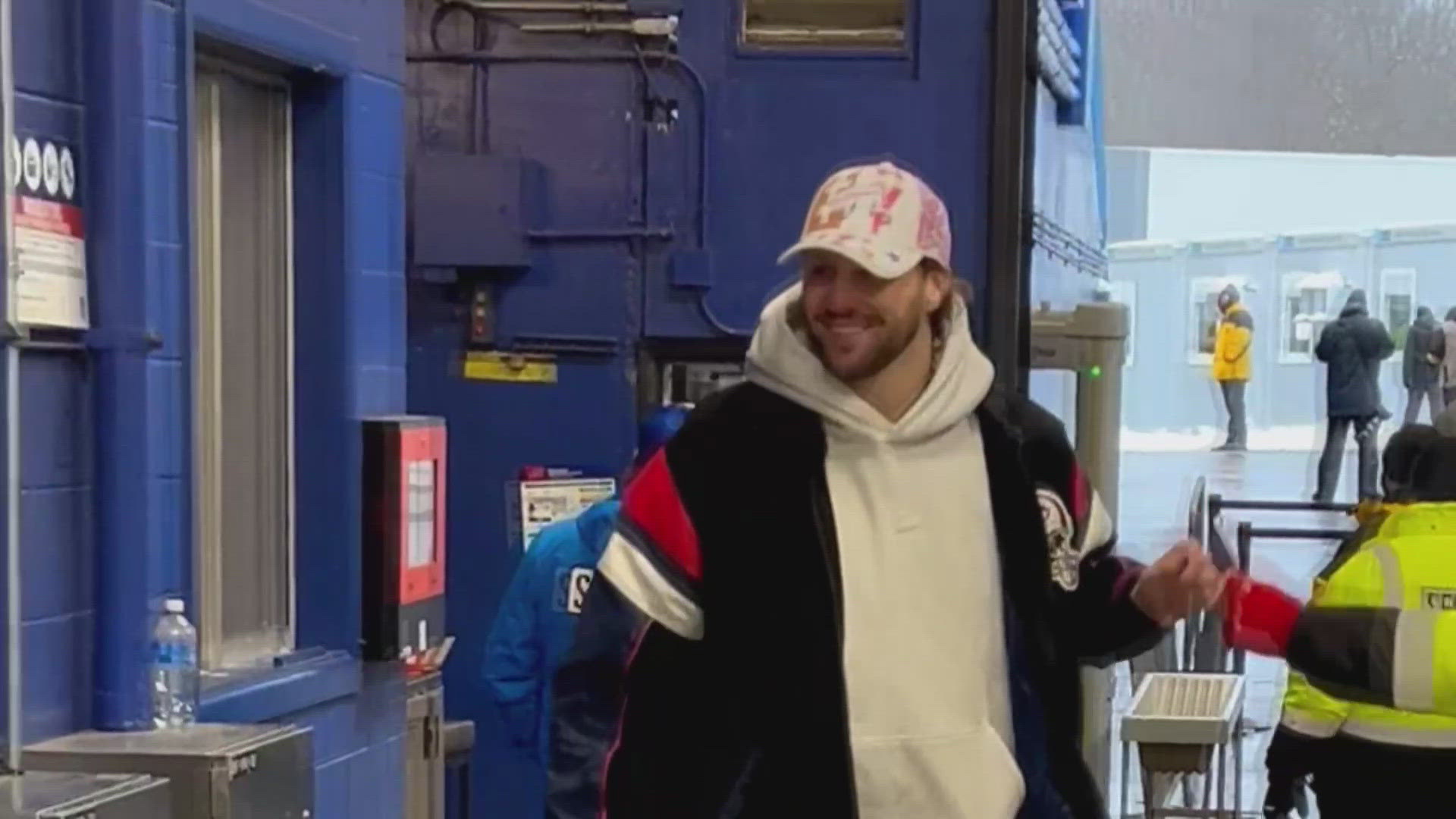 13-year-old Morgan Designs Allen's "Billustration" cap | wgrz.com