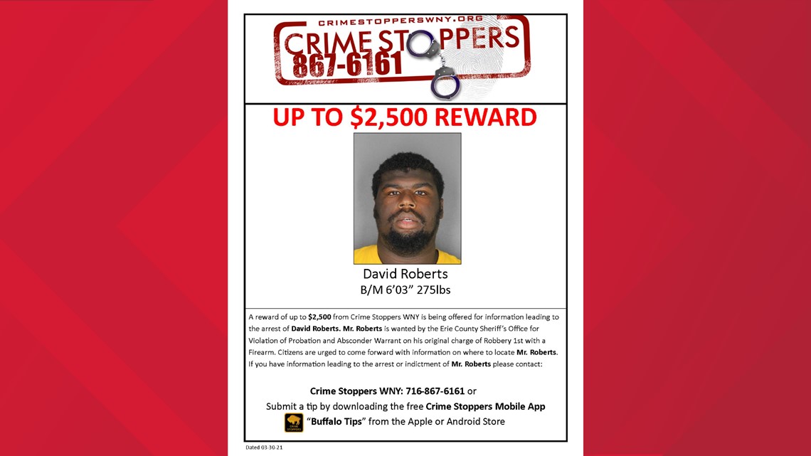 $2,500 reward offered for information leading to arrest of robbery ...