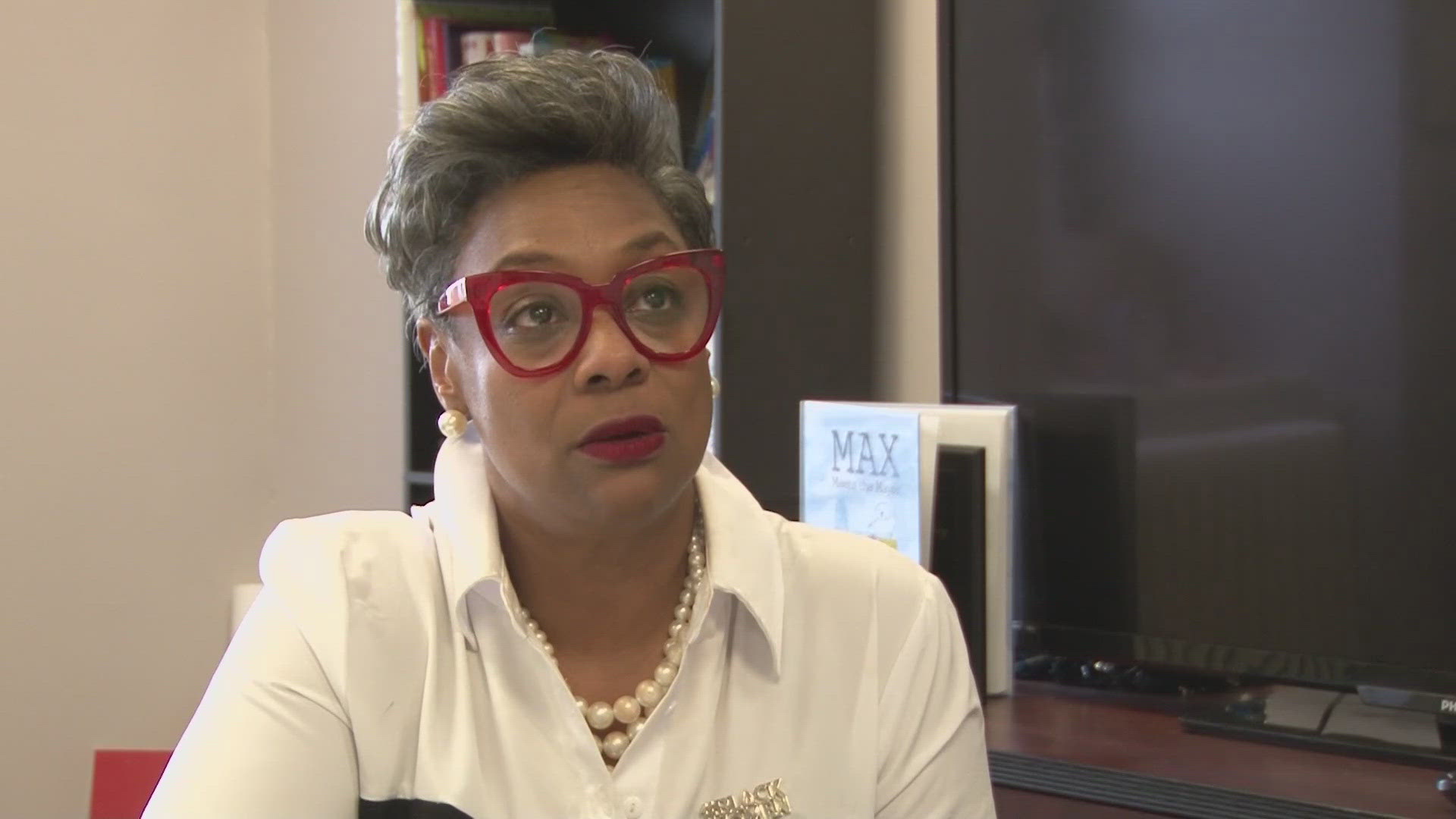 Council majority leader Leah Halton-Pope speaks on her state assembly ...