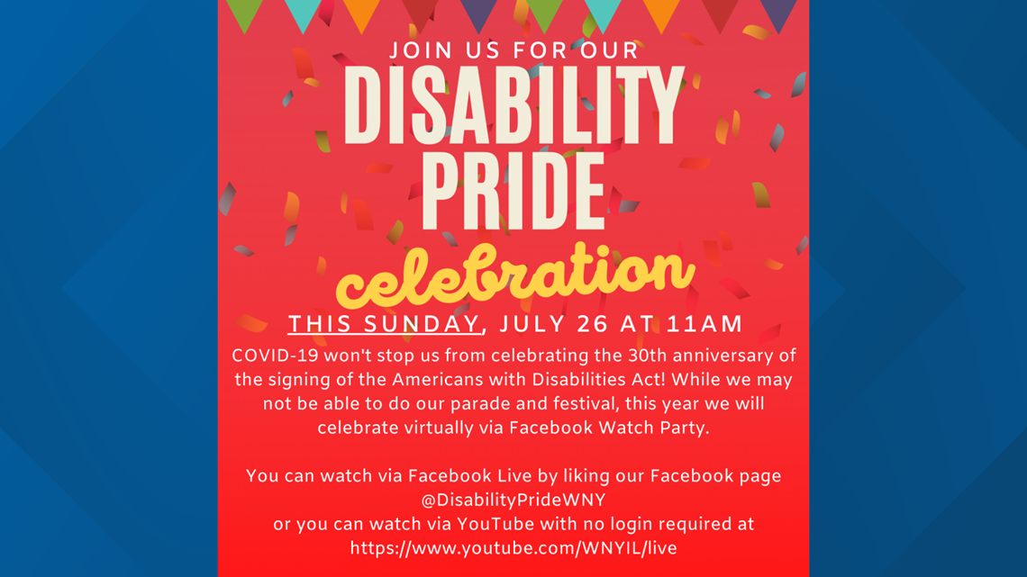 Western New Yorkers celebrate Disability Pride Day virtually for the ...