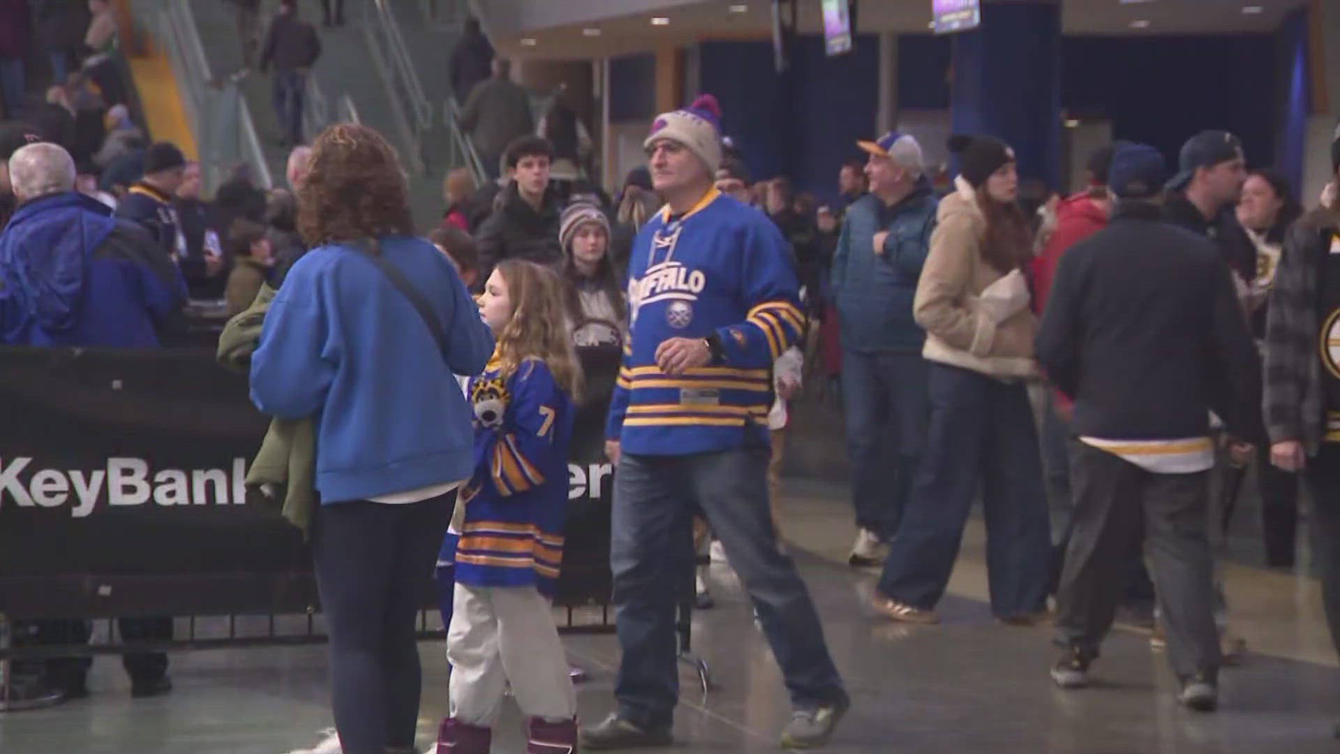 Sabres fans celebrate a surprising 8-game winning streak | wgrz.com