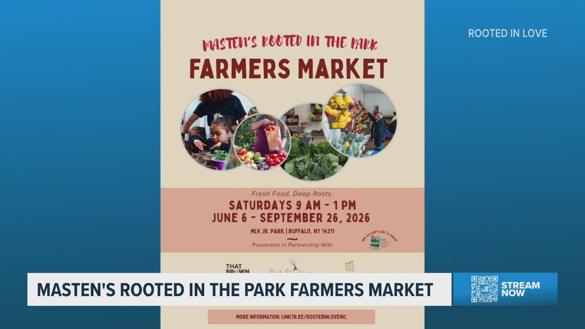 Masten's Rooted in the Park Farmers Market debuts this summer | wgrz.com