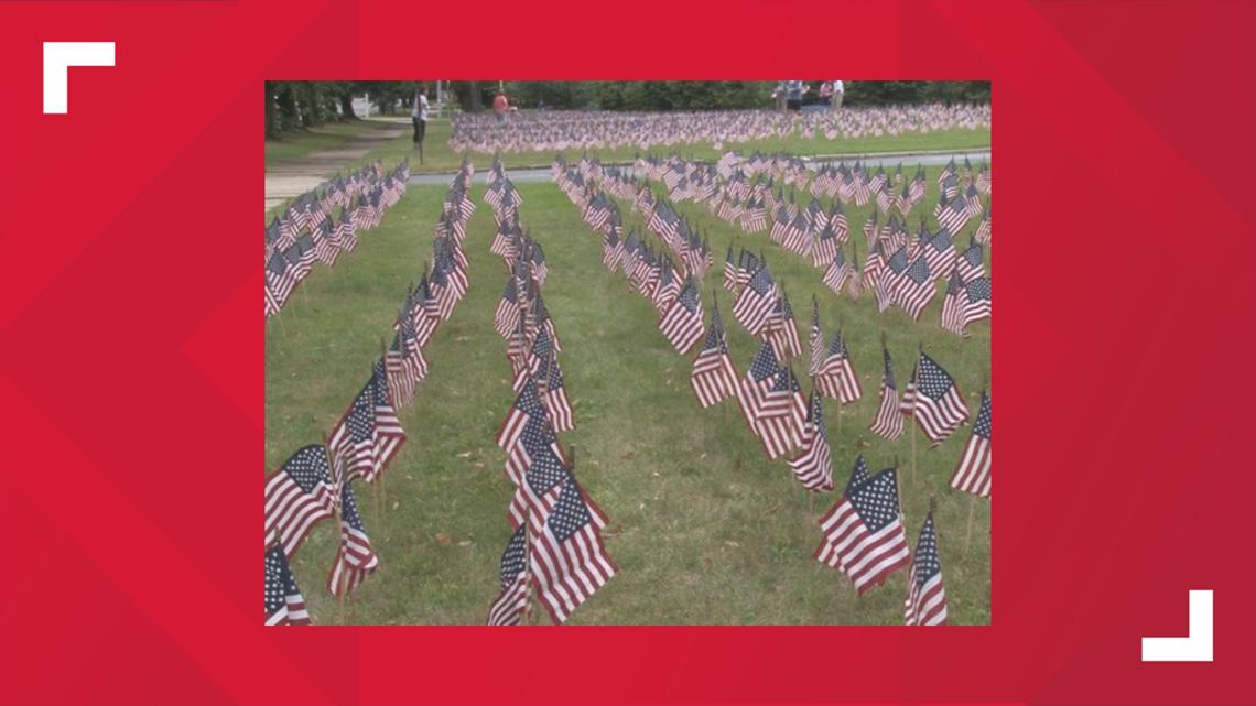Amherst beginning 9/11 remembrances with flag staking event | wgrz.com