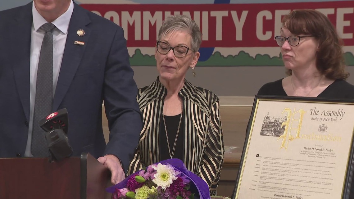 Pastor Deborah Turley honored for International Women's Day | wgrz.com