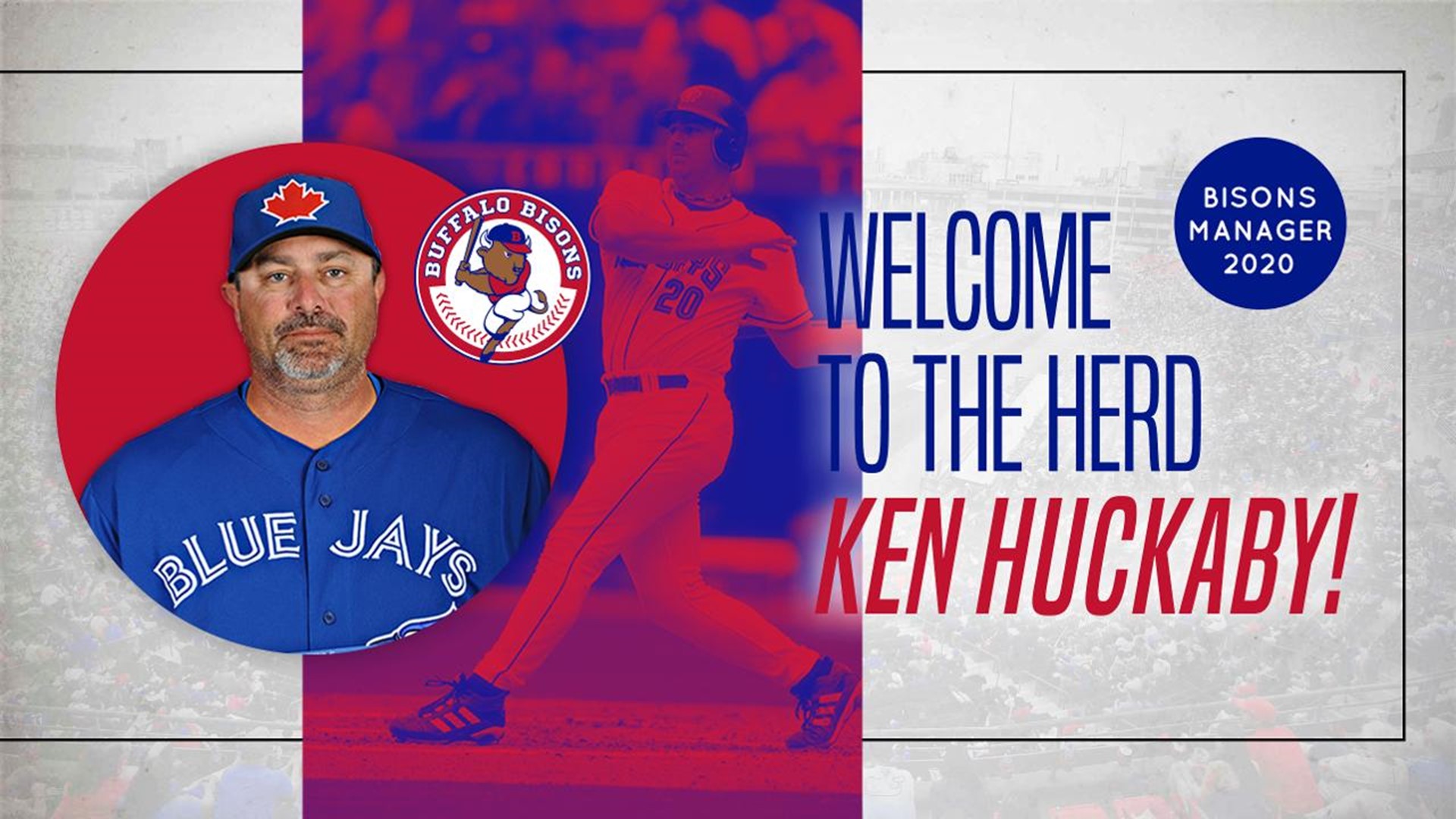 Blue Jays name Ken Huckaby to manage Bisons in 2020 | wgrz.com