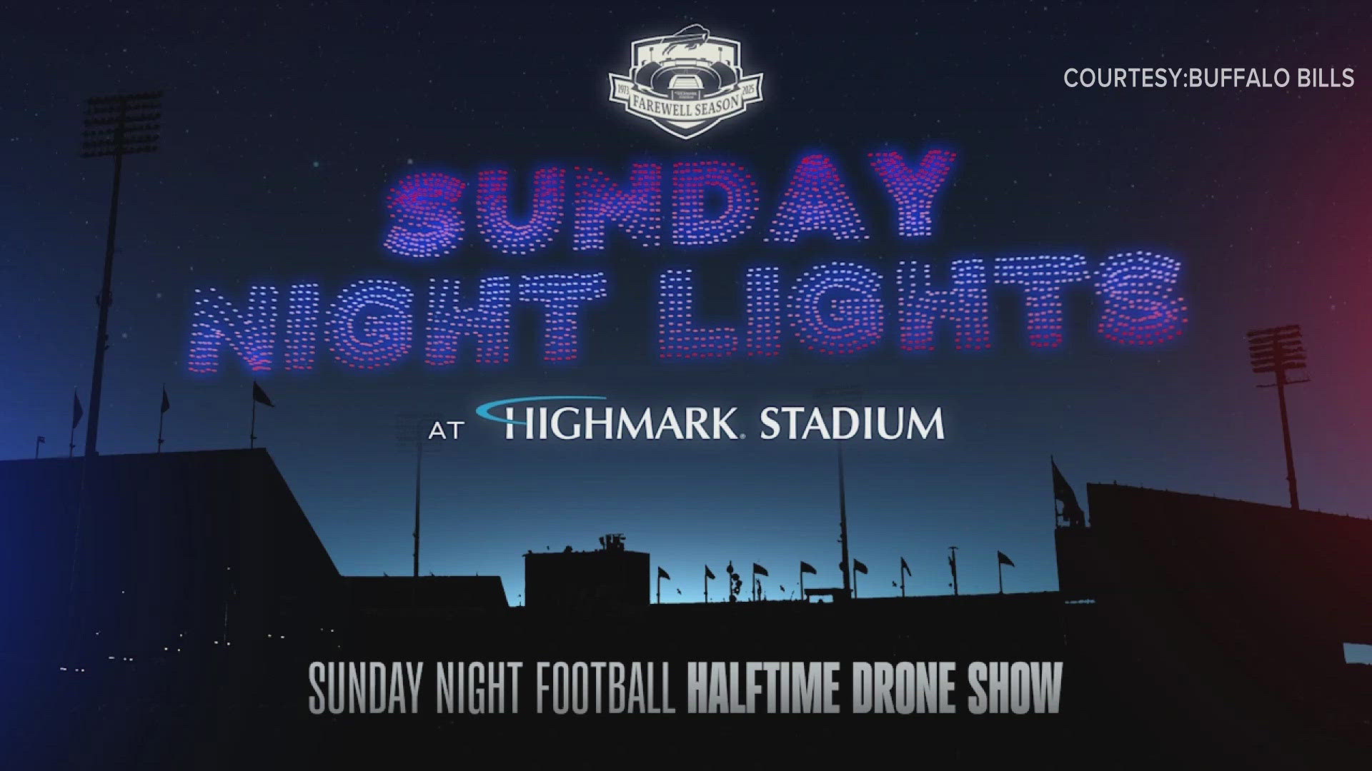 Bills to host halftime drone show for Sunday Night Football | wgrz.com