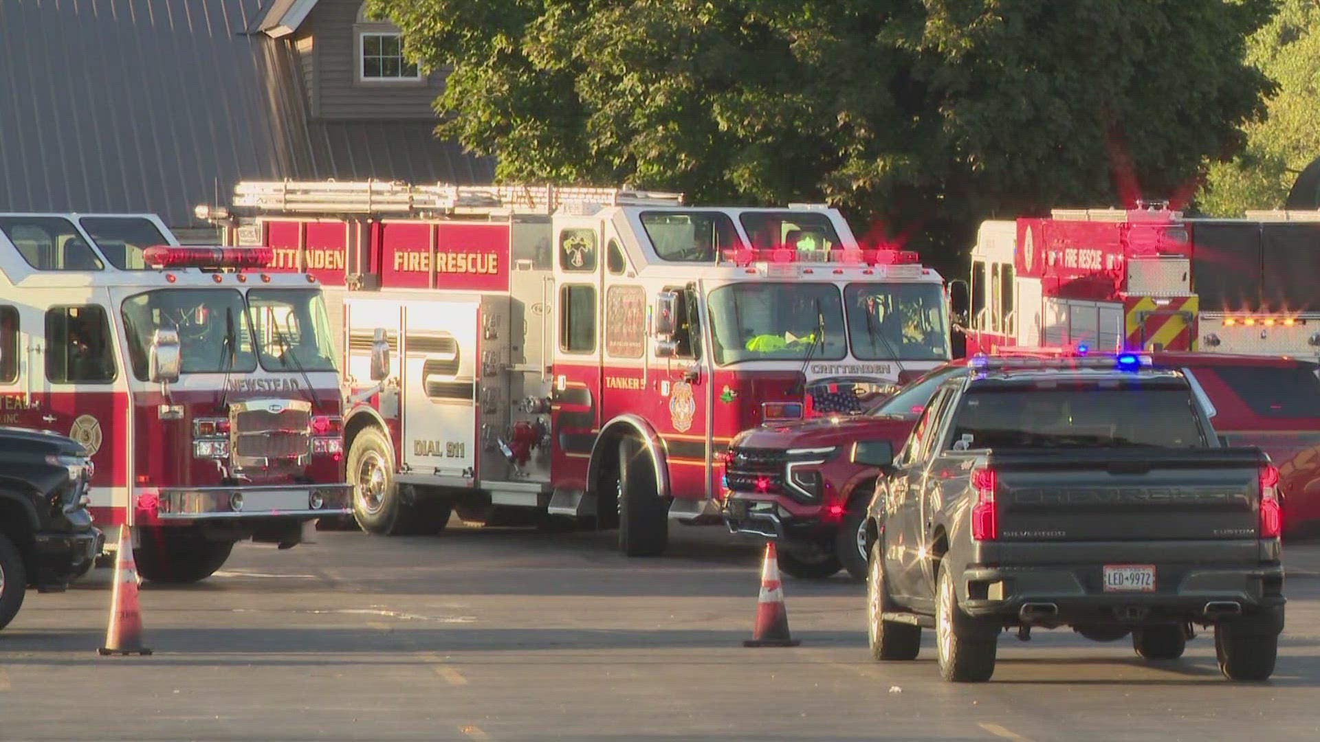 Structure fire in Clarence temporarily shut down Main St. Tuesday ...