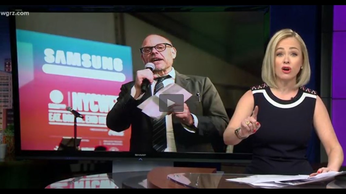 Watch Kate Welshofer's Epic Clapback at Alton Brown | wgrz.com
