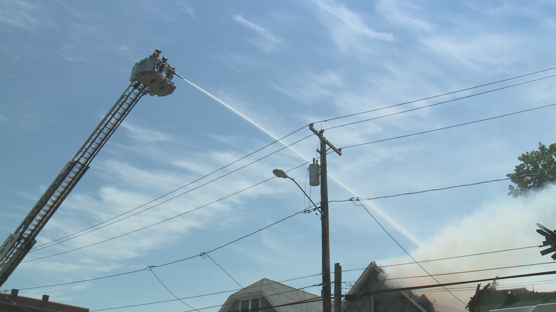 21 people displaced after Perry Street fire hits 4 homes | wgrz.com