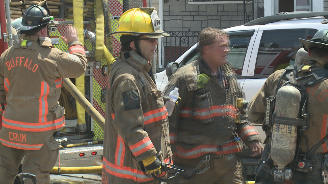 21 people displaced after Perry Street fire hits 4 homes | wgrz.com