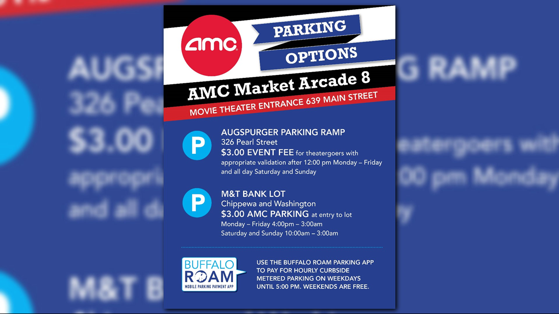 Where to park for AMC Market Arcade theater downtown | wgrz.com