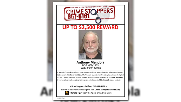 Reward offered for accused child predator | wgrz.com