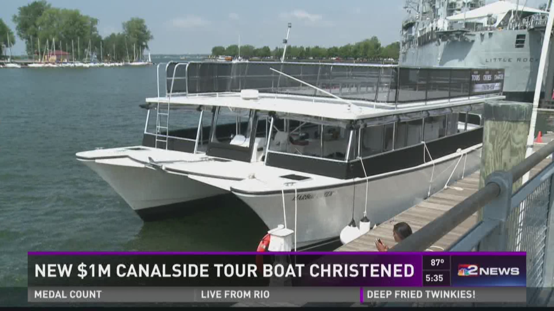 Harbor Queen boat now at Canalside | wgrz.com