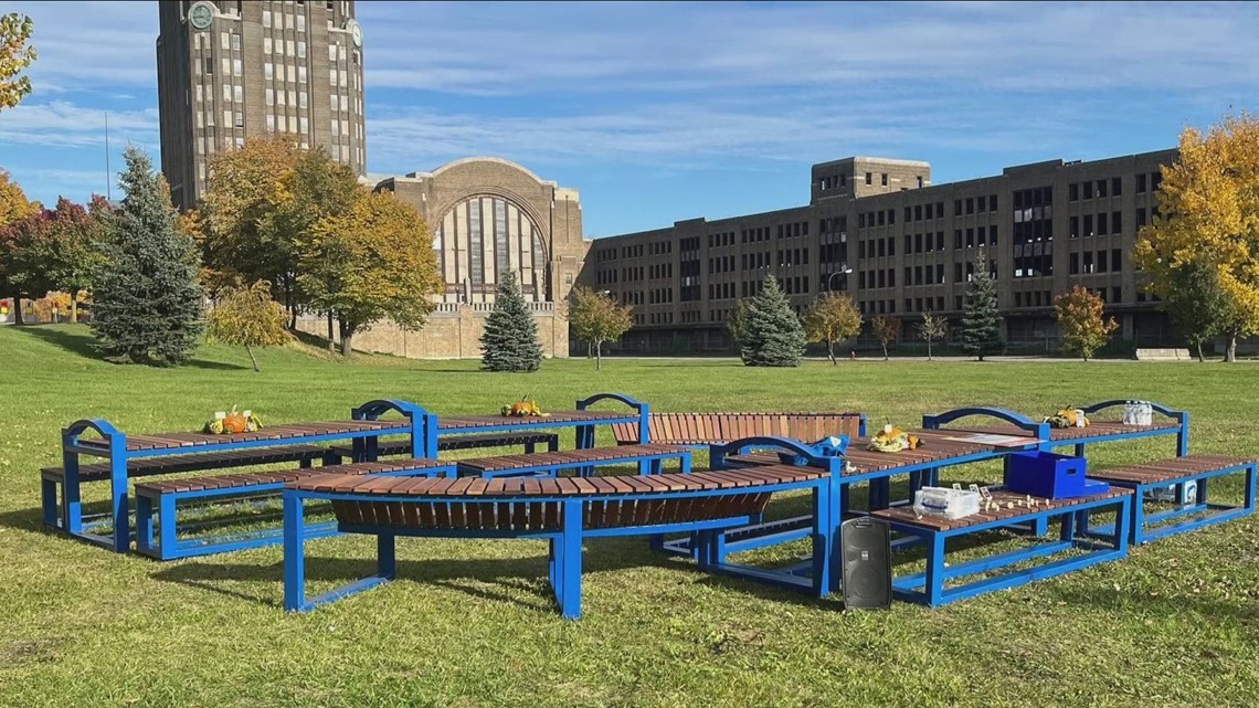 Buffalo Central Terminal benches | wgrz.com