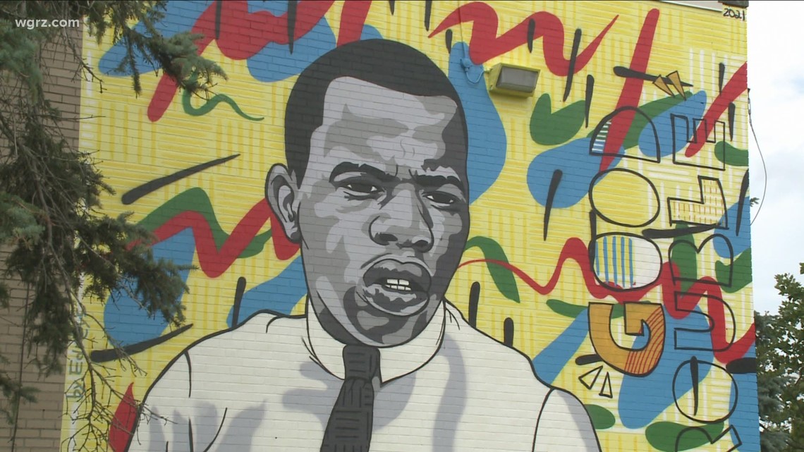 Buffalo leaders unveil mural of late Civil Rights leader Congressman ...