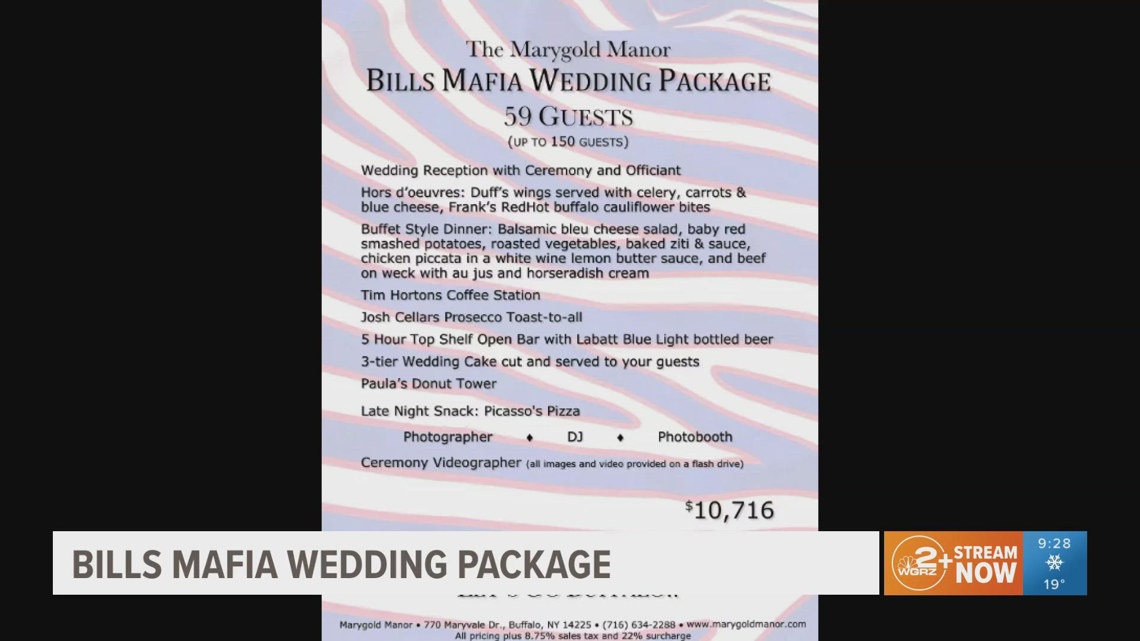 Bills Mafia wedding package | wgrz.com