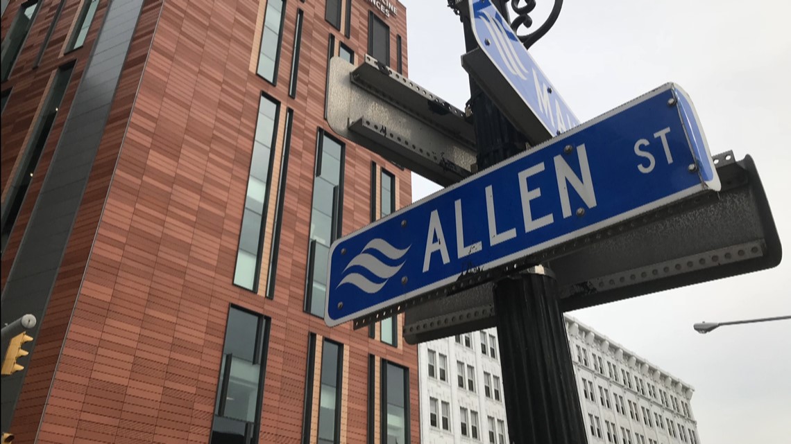 Allen Street reconstruction project to resume Monday | wgrz.com