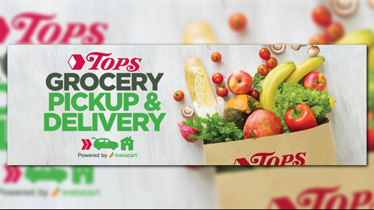 Tops announces grocery store pick-up/delivery service with Instacart ...