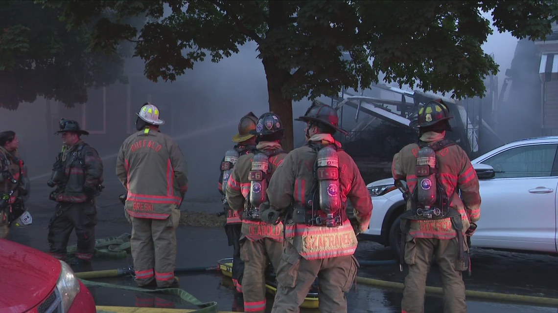 One house destroyed, two severely damaged after fire on Grace Street ...