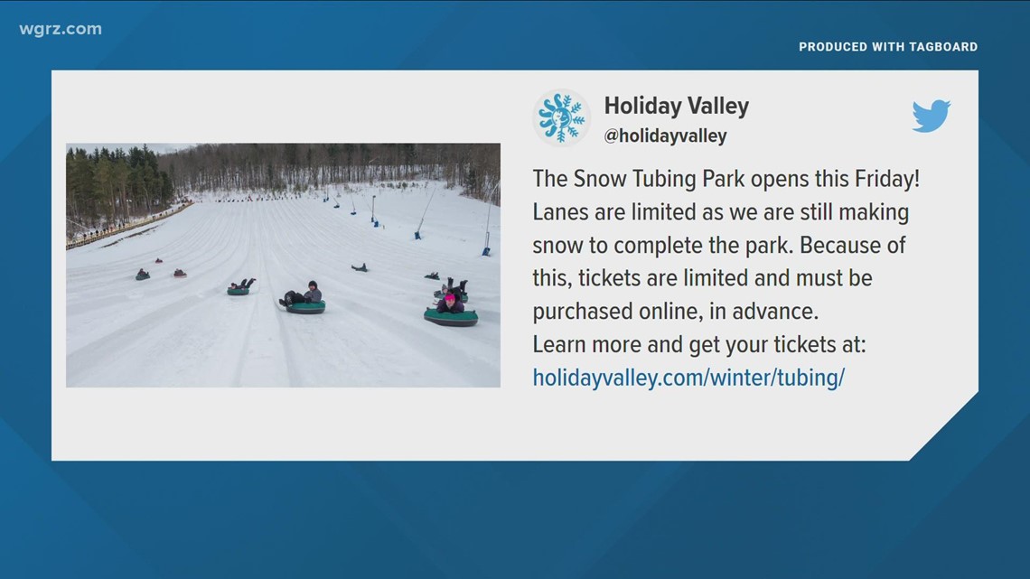 Holiday Valley tubing | wgrz.com