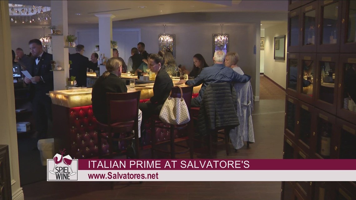 Russell Salvatore describes the wine list to Kevin LoVullo | wgrz.com