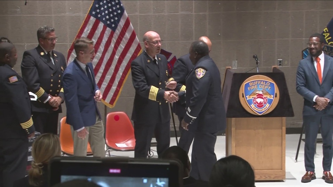 Buffalo Fire Department Promotions Ceremony | wgrz.com