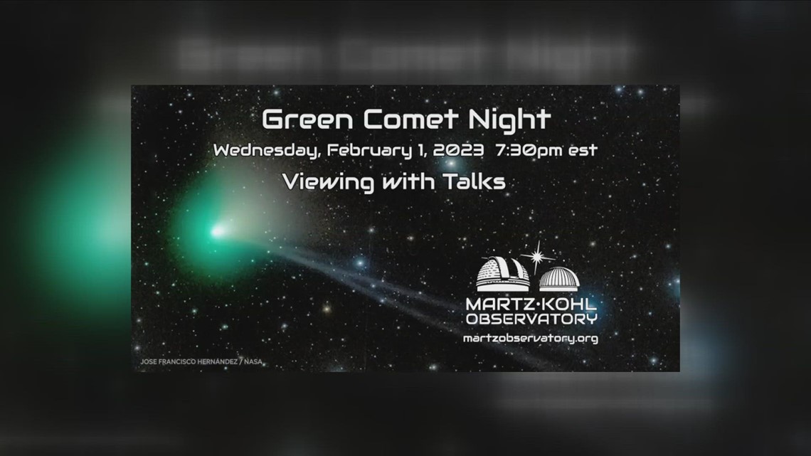 Green Comet viewing event at Martz Observatory | wgrz.com