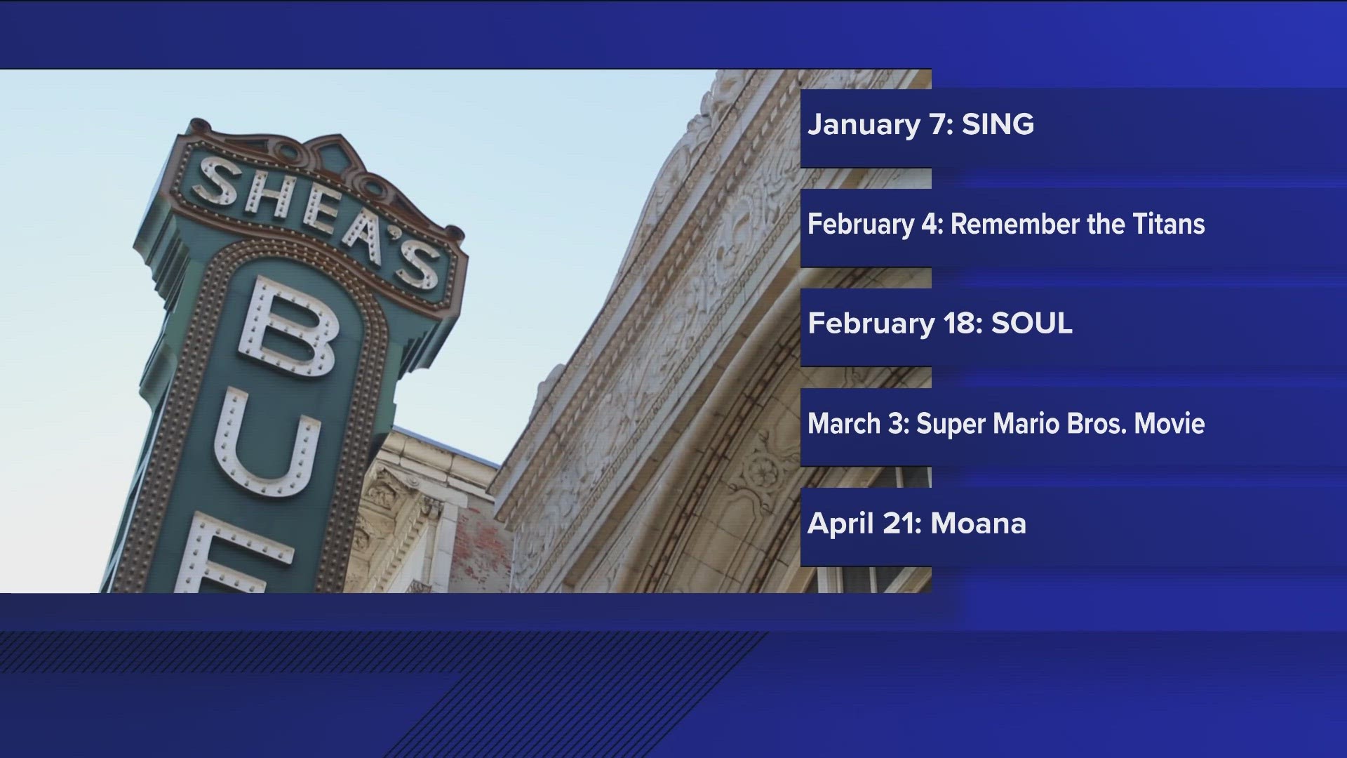 Shea's is hosting a free family film series | wgrz.com