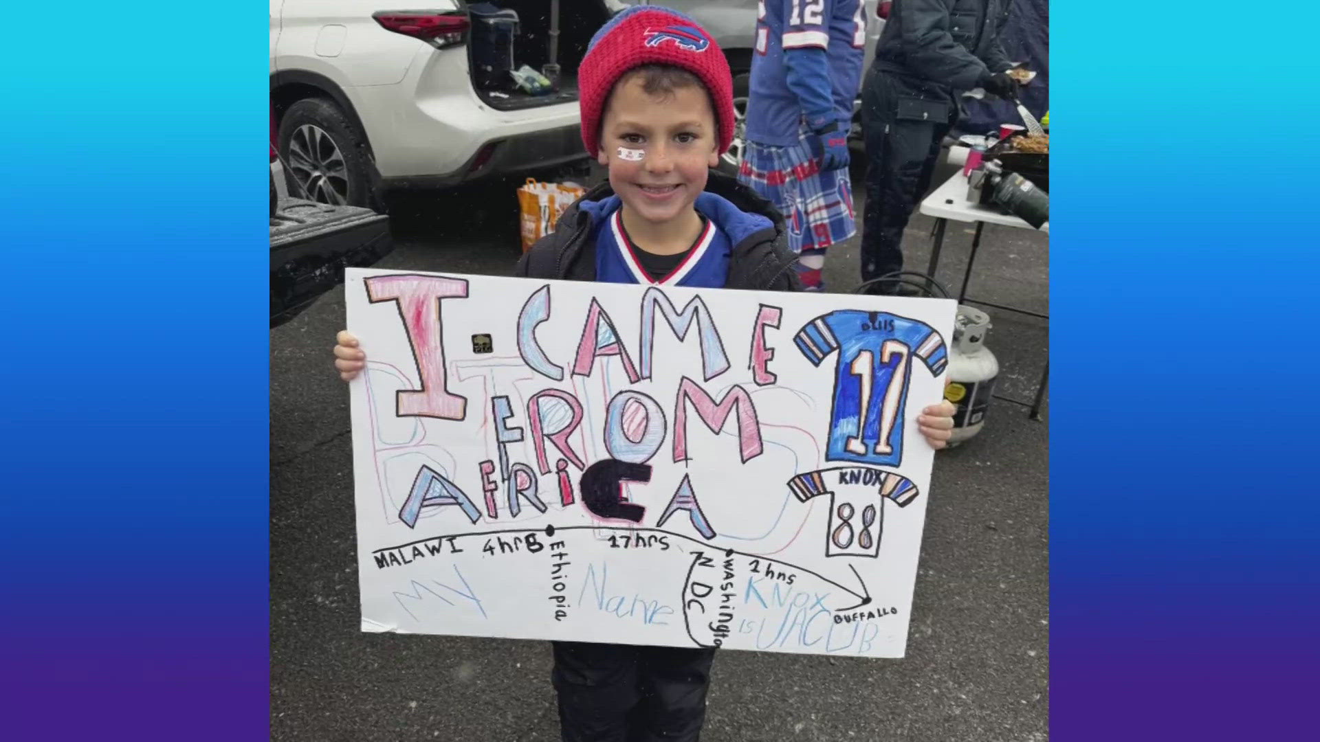 Most Buffalo: '7 year old Bills fan from Africa attends game' | wgrz.com