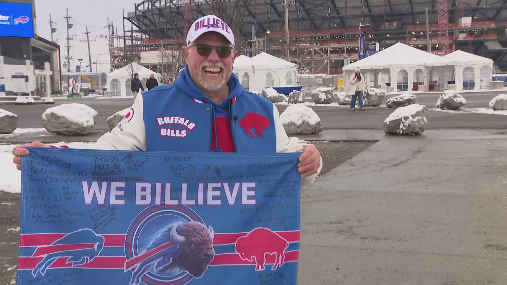 Bills fan creates a special 'We Billieve' flag | wgrz.com