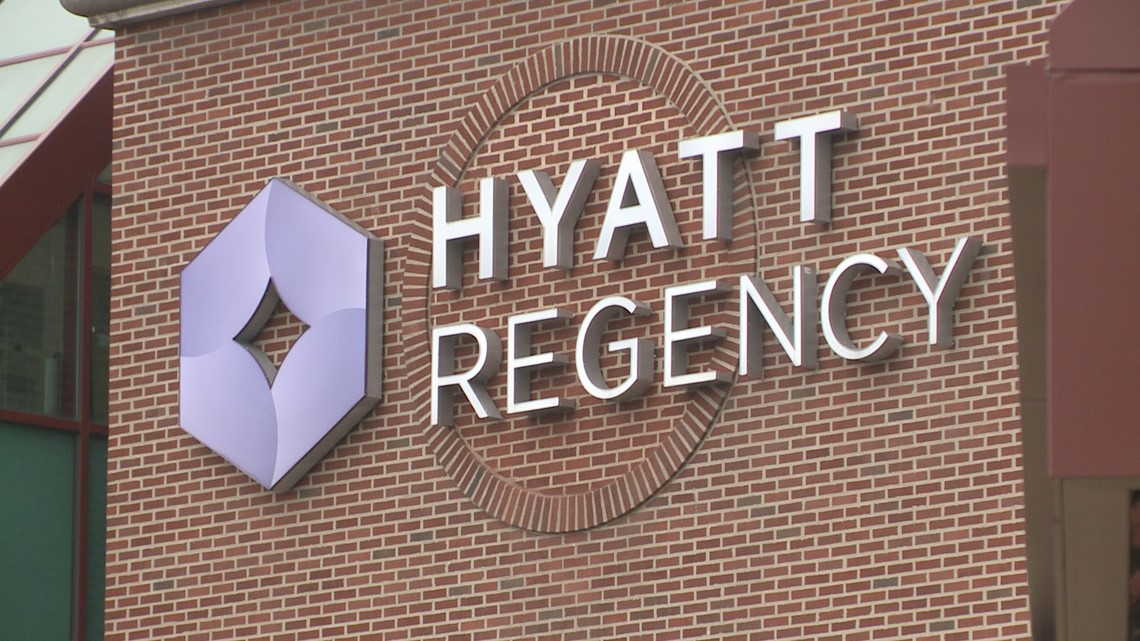 Judge's restraining order keeps Hyatt Regency flag in place | wgrz.com