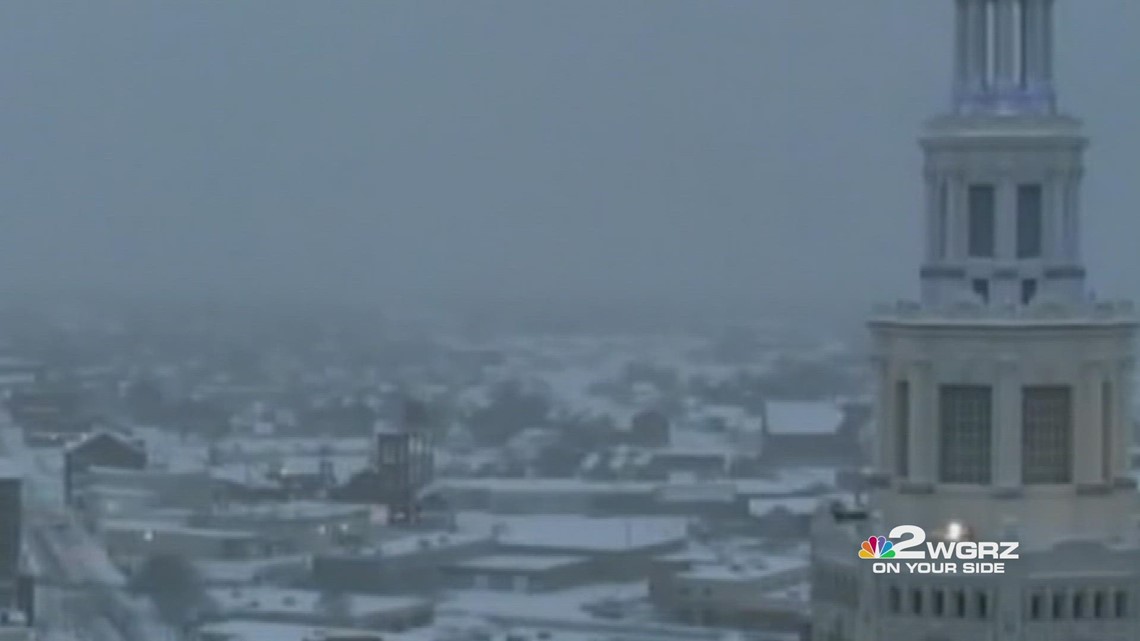 Time-lapse video: Snow blows across downtown Buffalo on Saturday, Dec ...