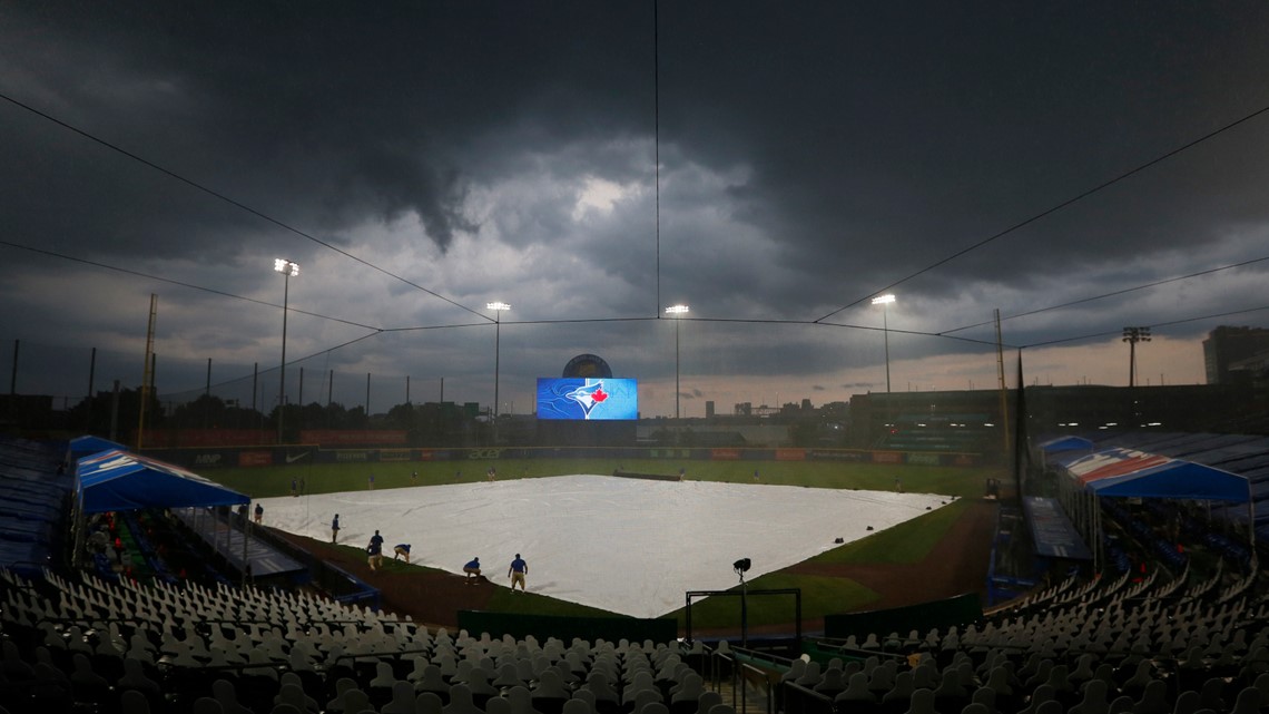 Blue Jays have first 'home' rain delay since 2003; game suspended ...
