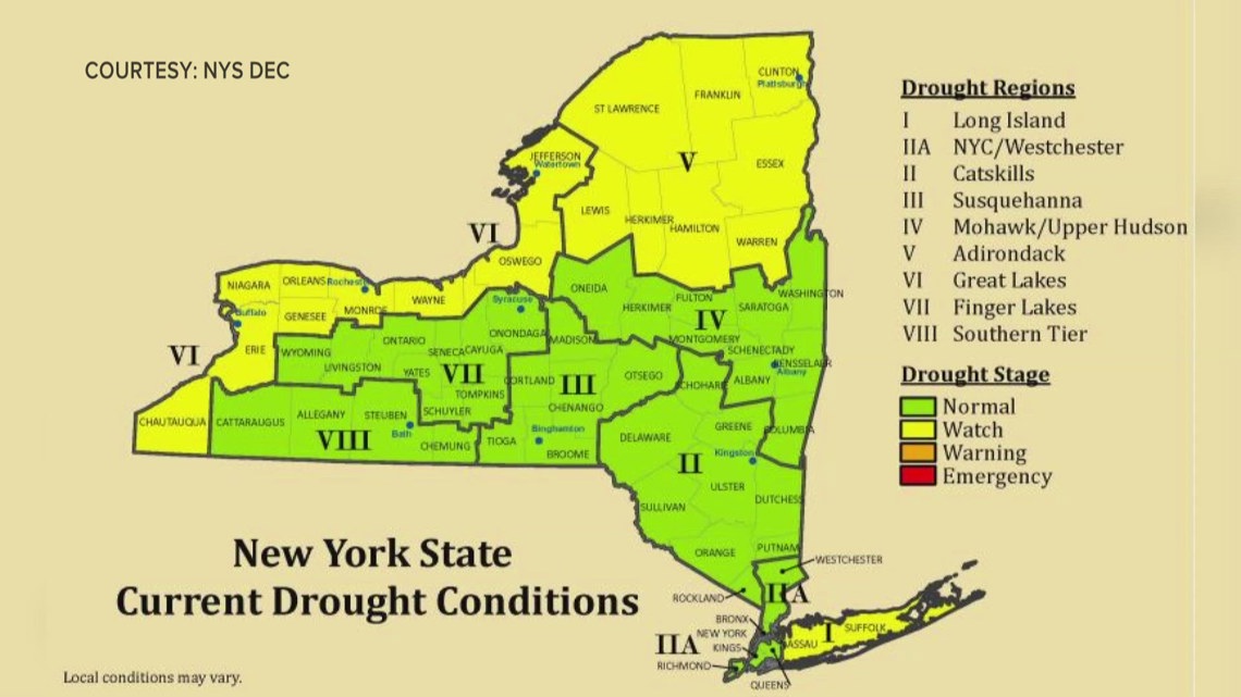 New York issues drought watch in over 20 counties | wgrz.com