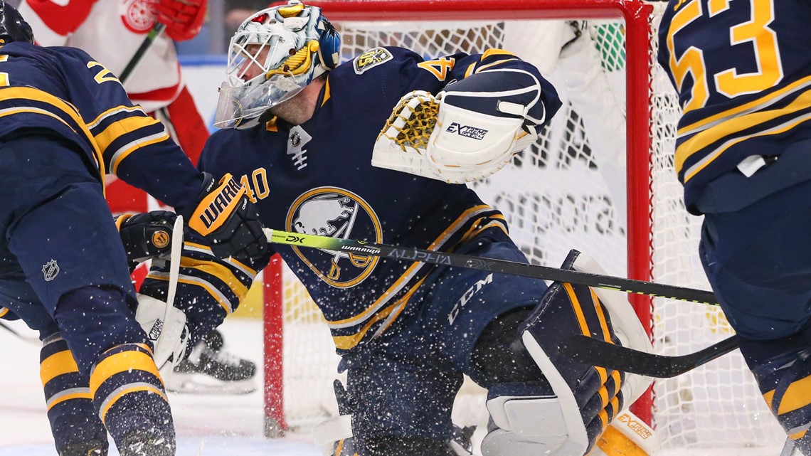 Carter Hutton stays positive through Sabres challenging season | wgrz.com