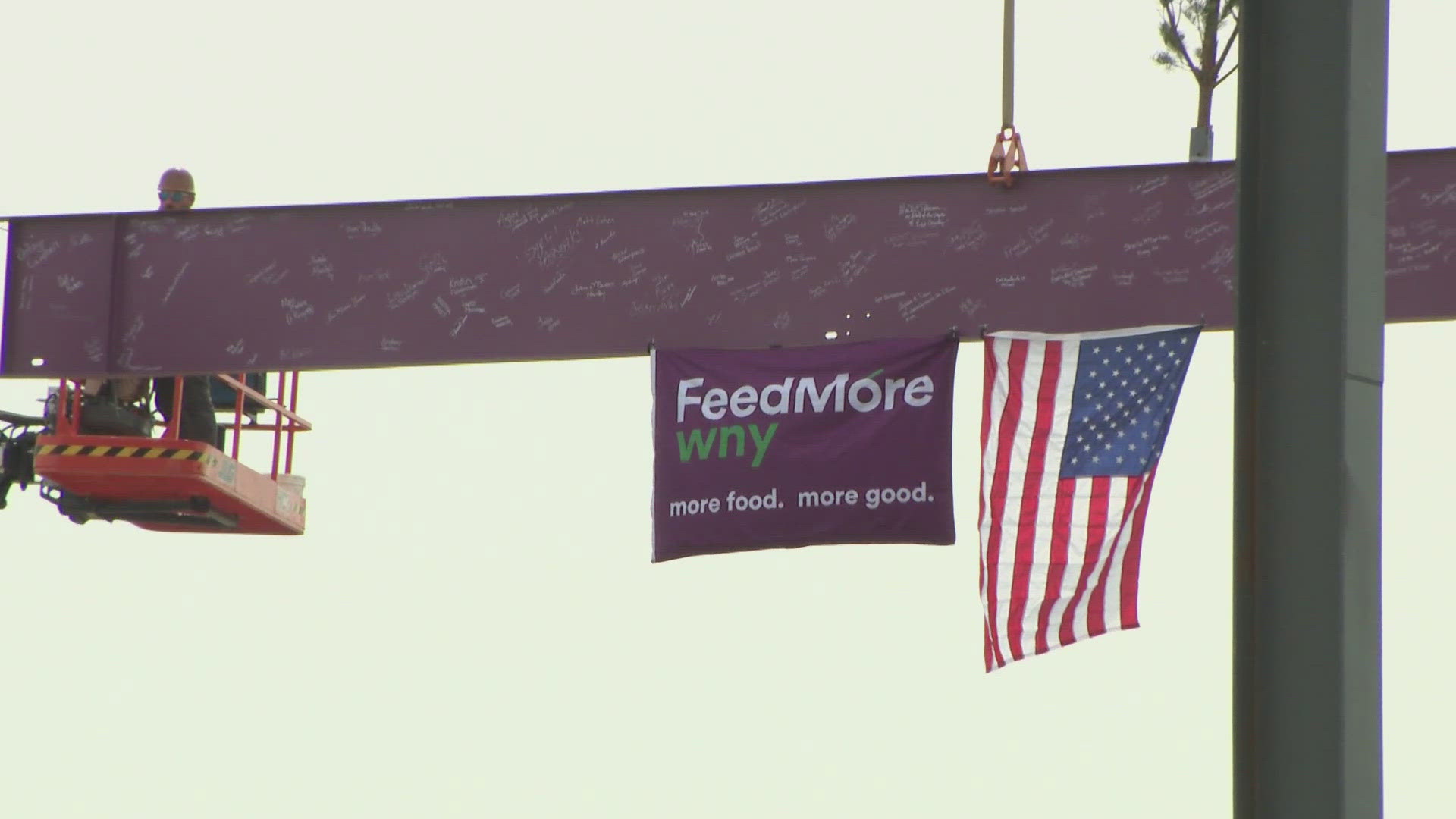 FeedMore WNY holds 'topping out' ceremony | wgrz.com
