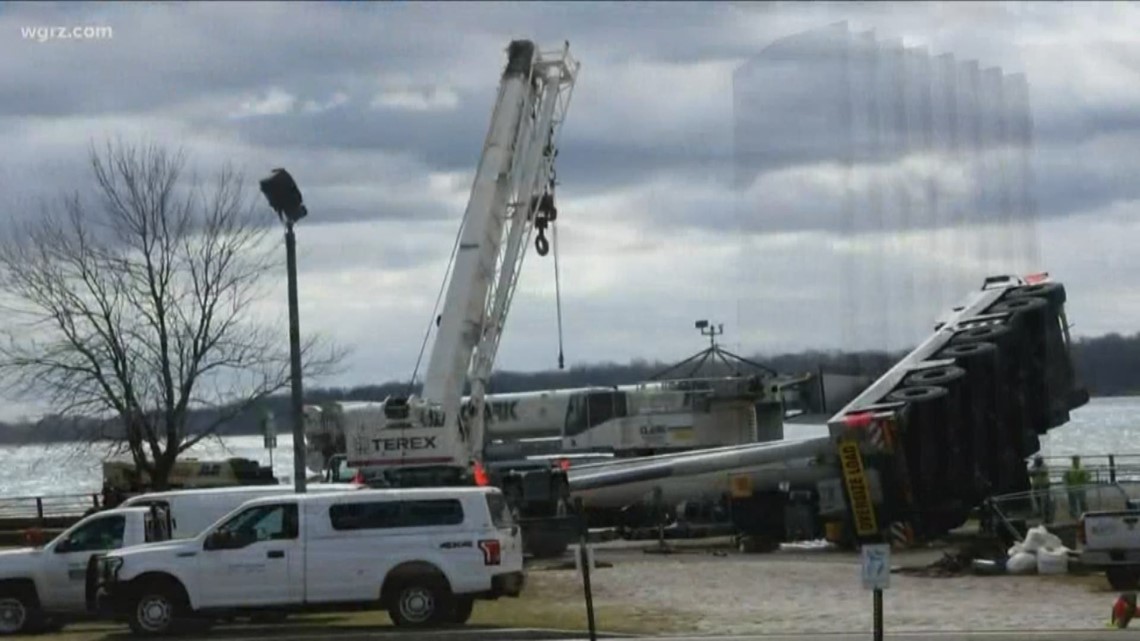 300-Ton Crane Tips Over In Niagara Falls | wgrz.com