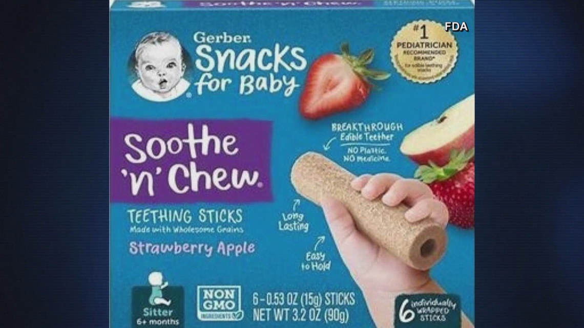 Gerber recalls Soothe N Chew teething sticks | wgrz.com