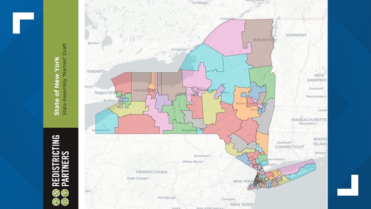 2 maps for potential U.S. congressional districts in New York revealed ...