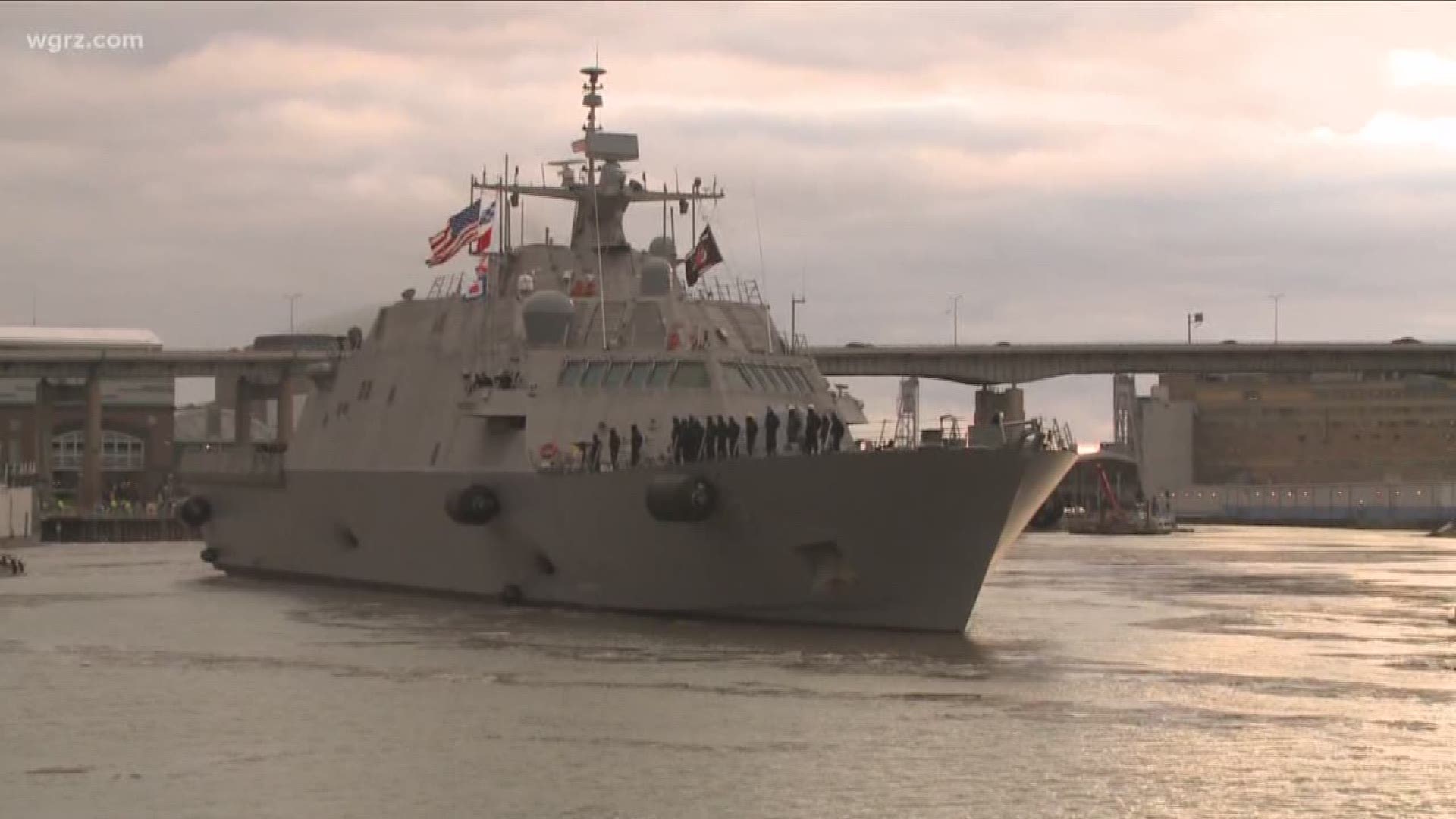 USS Little Rock finally leaves Montreal | wgrz.com USS Little Rock finally leaves Montreal | wgrz.com