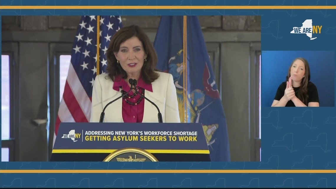 Gov. Kathy Hochul makes 18K jobs available for migrants | wgrz.com