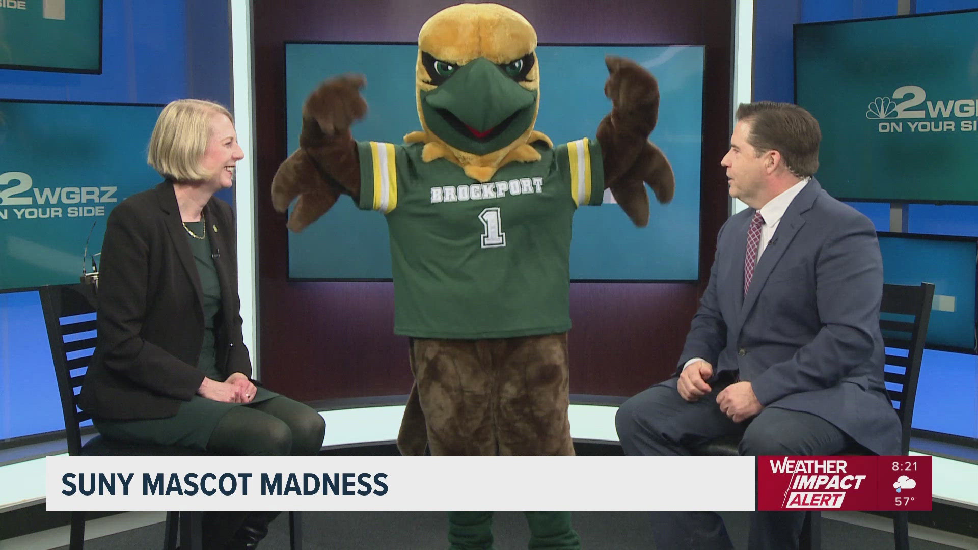 Brockport's Ellsworth Eagle reaches the final round in SUNY Mascot ...
