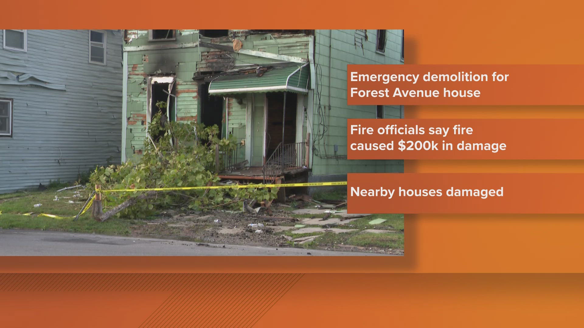 Buffalo fire prompts emergency demolition request | wgrz.com