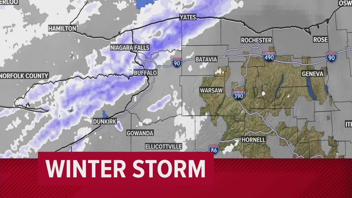 Winter storm warning remains in effect for WNY | wgrz.com