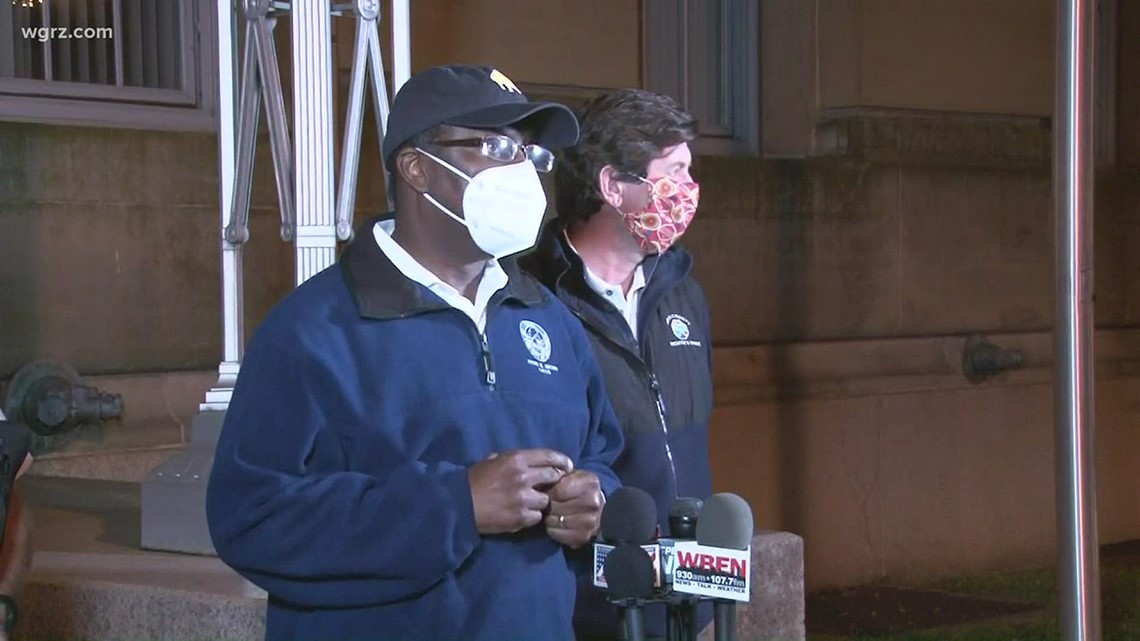 Erie County officials give an update regarding the protest, riot in the ...