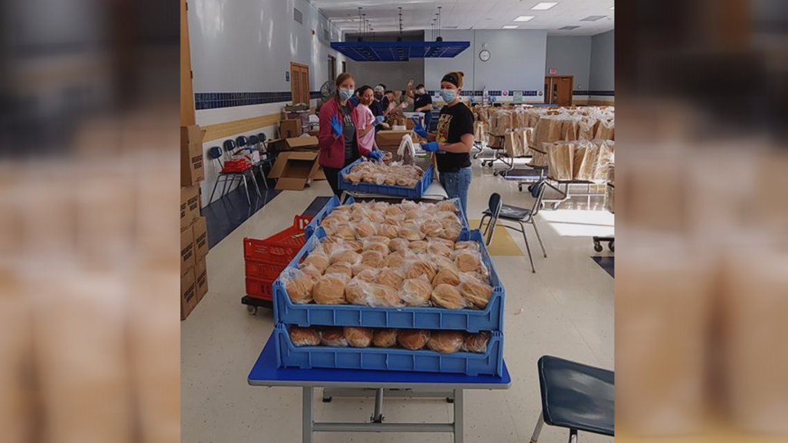 School food service staff working hard to keep students fed while ...
