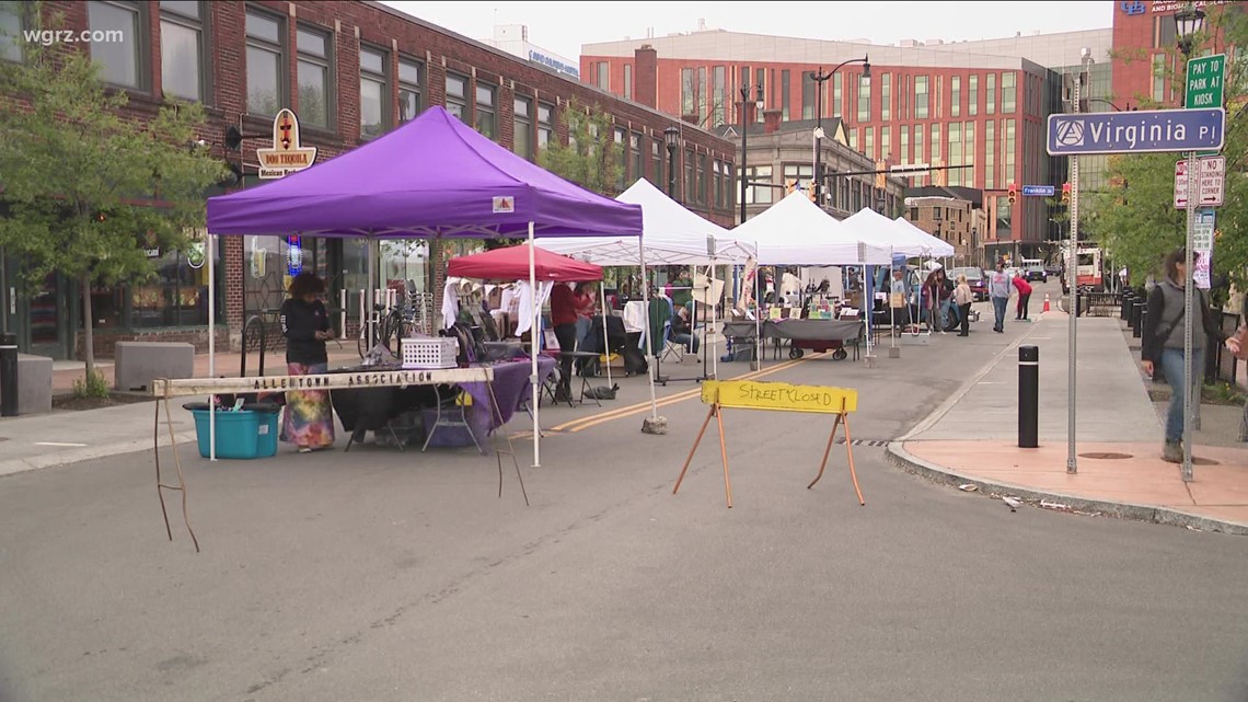 First Friday Gallery Walk block party kicked off | wgrz.com