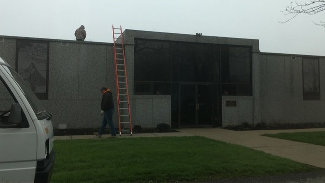 The Riverdale Cemetery mausoleum roof is leaking | wgrz.com